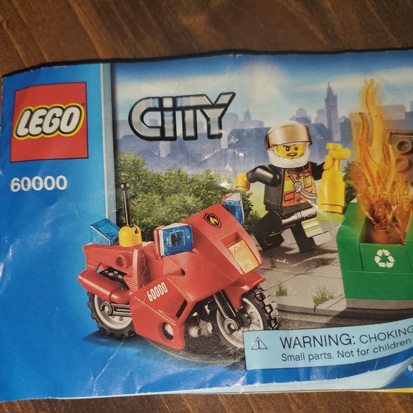 Lego | Toys | Lego City Fire Motorcycle Set Figurine And Pieces ...